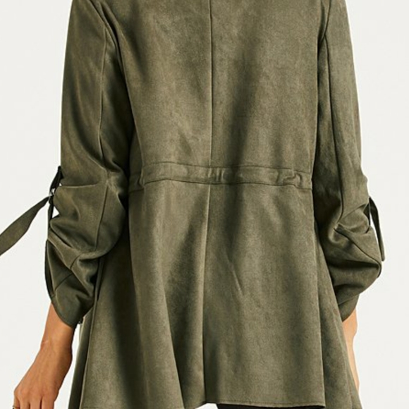 Jackets & Coats | Drawstring Open Front Women Jacket | Poshmark